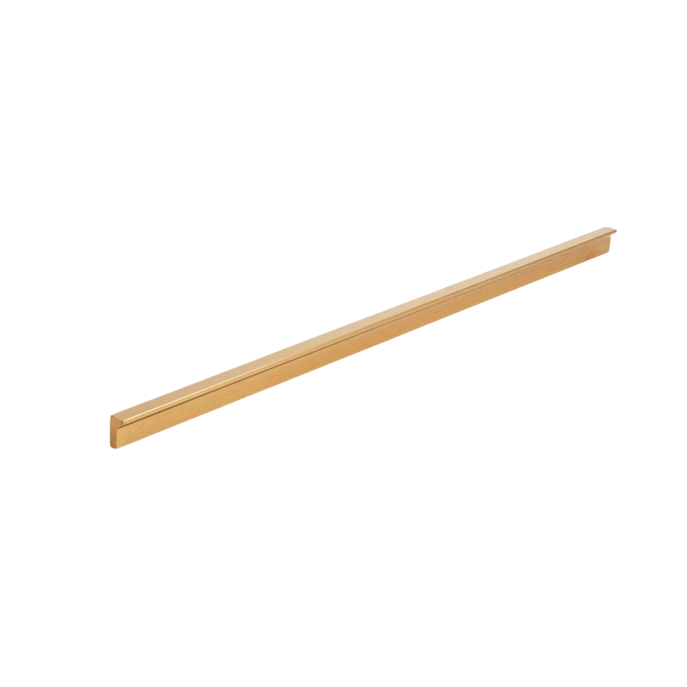 Momo Handles Momo Angle Pull Handle 480mm Brushed Dark Brass – Buildmat
