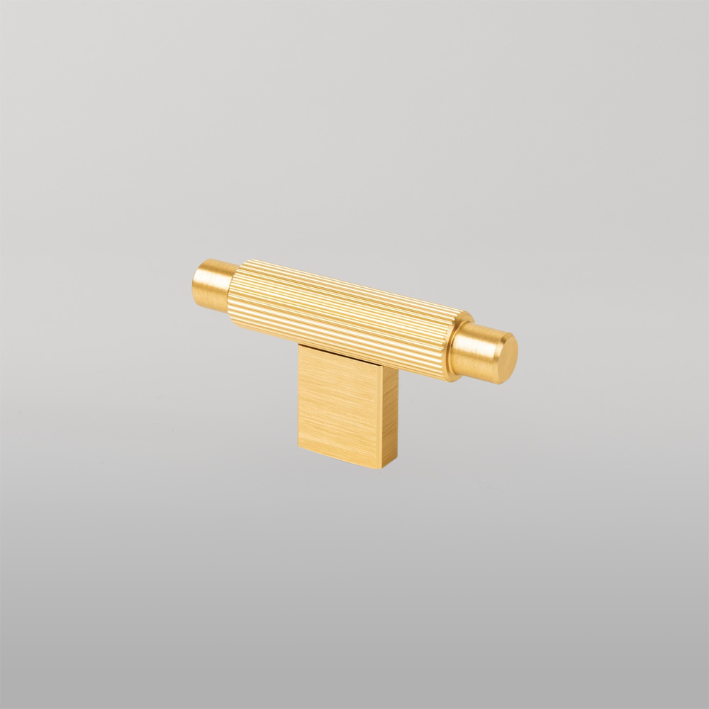 Momo Handles Momo Arpa T Knob 70mm Brushed Dark Brass – Buildmat