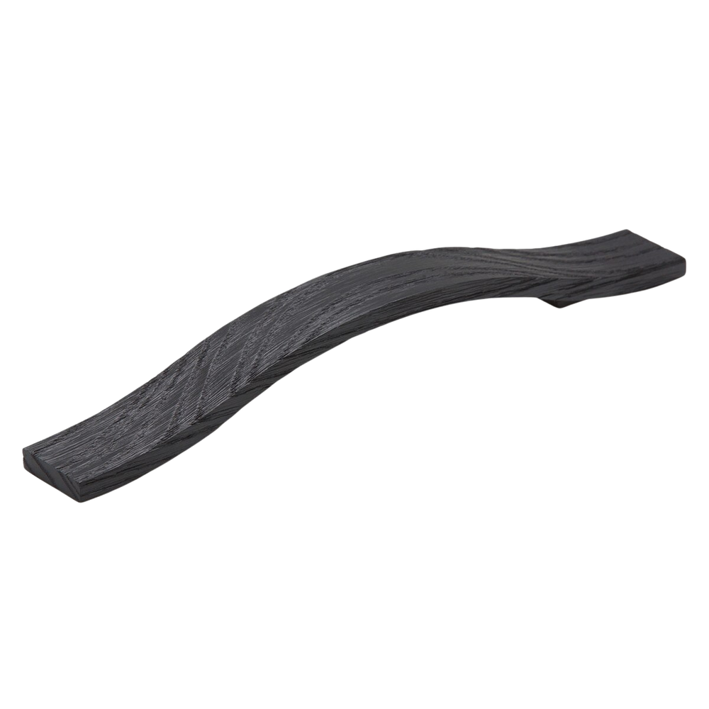 Momo Handles Momo Calin Timber Bow Handle 160mm Black Woodgrain – Buildmat