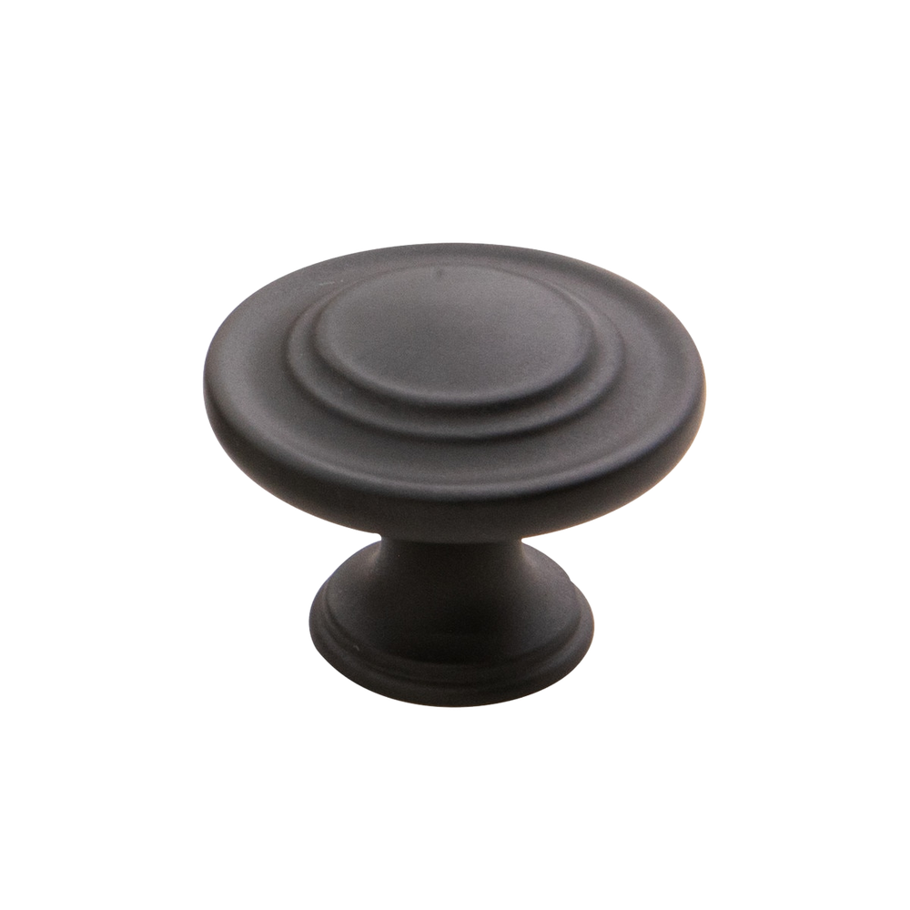Momo Handles Momo Florencia Concentric Knob 33mm Matte Black – Buildmat