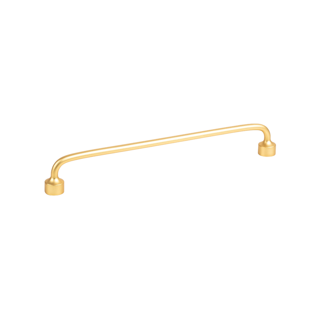 Momo Handles Momo Floid D Handle 192mm Brushed Gold – Buildmat
