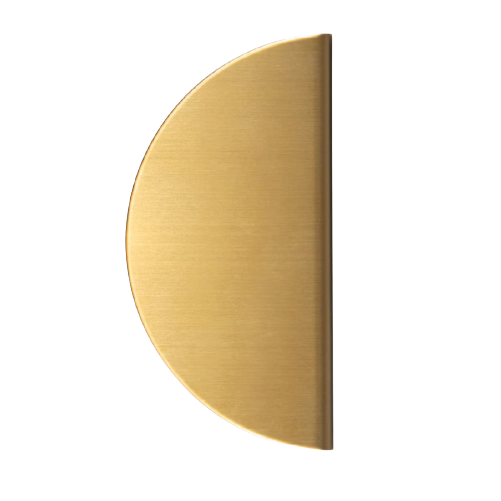 Momo Handles Momo Sola Half Round Lip Pull Handle 240mm Brushed Brass ...