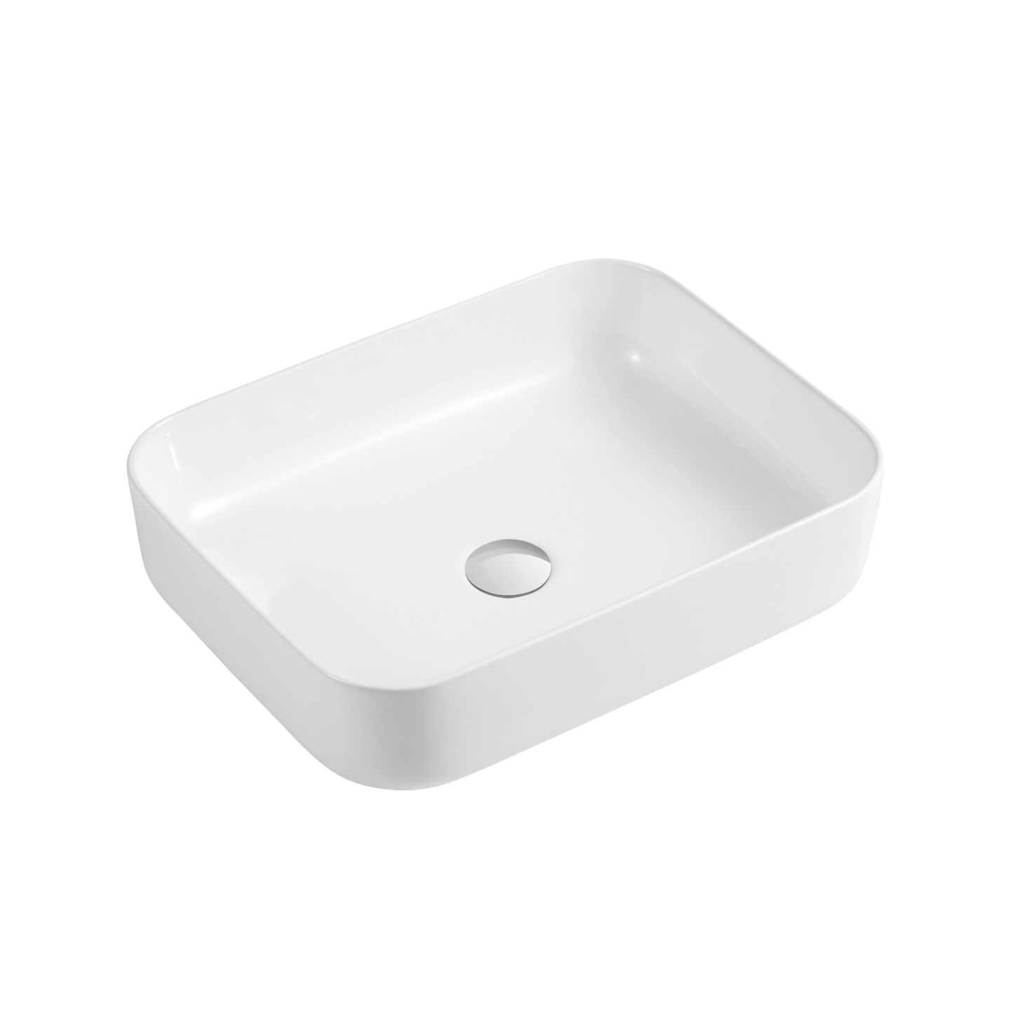 Oliveri Naples Counter Top Rectangular Basin White – Buildmat