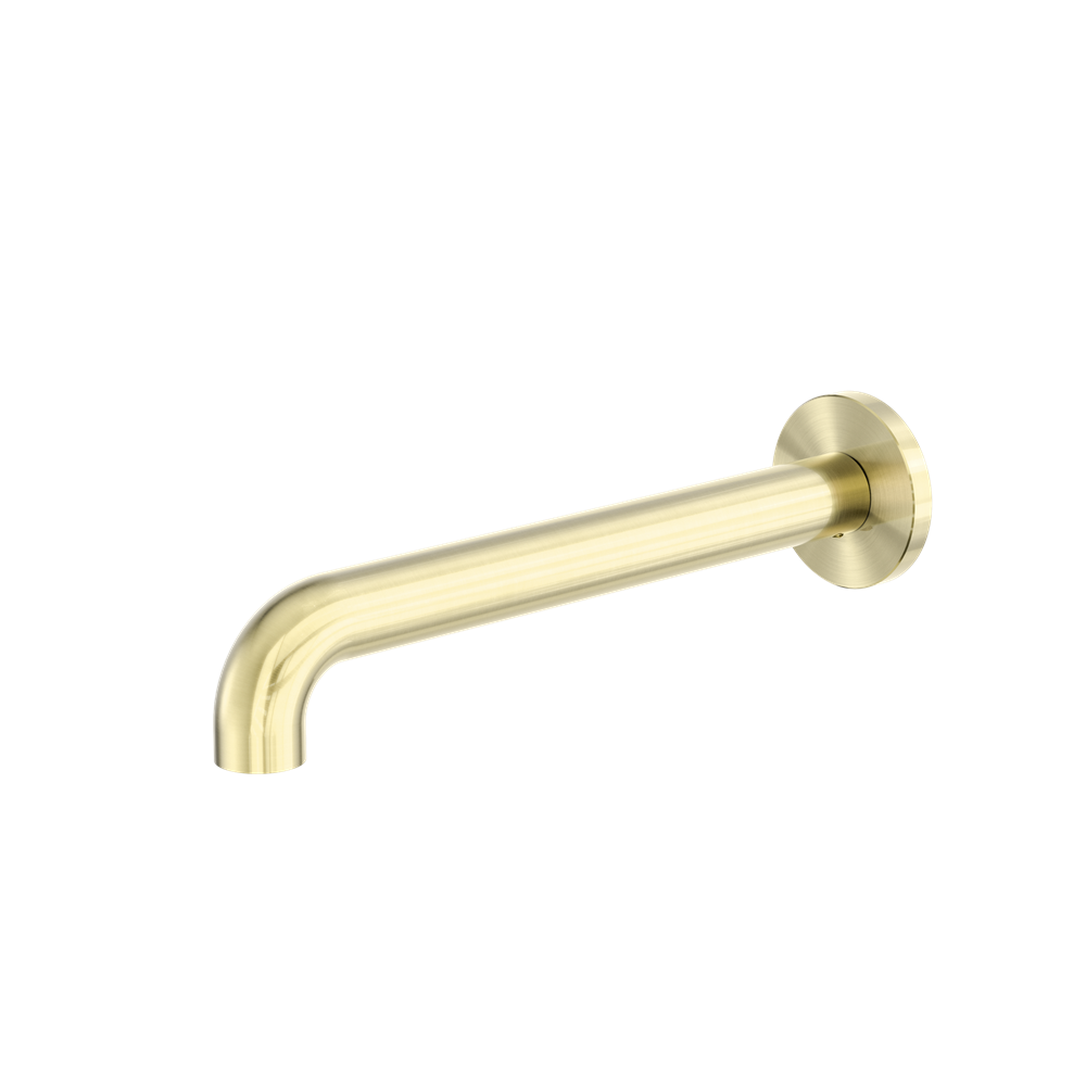 Nero Zen Round Basin/Bath Spout Only 185mm Brushed Gold – Buildmat