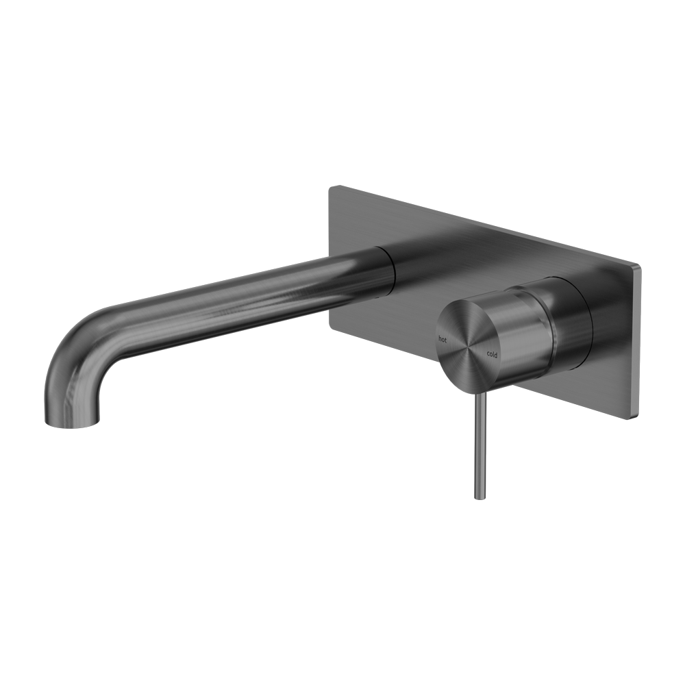 Nero Mecca Wall Basin/Bath Mixer 160mm Gun Metal – Buildmat