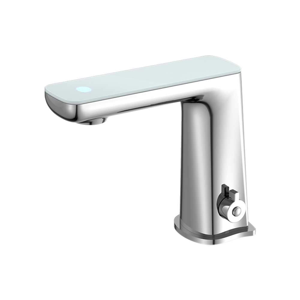 Nero Claudia Sensor Mixer with White Top Display Chrome – Buildmat