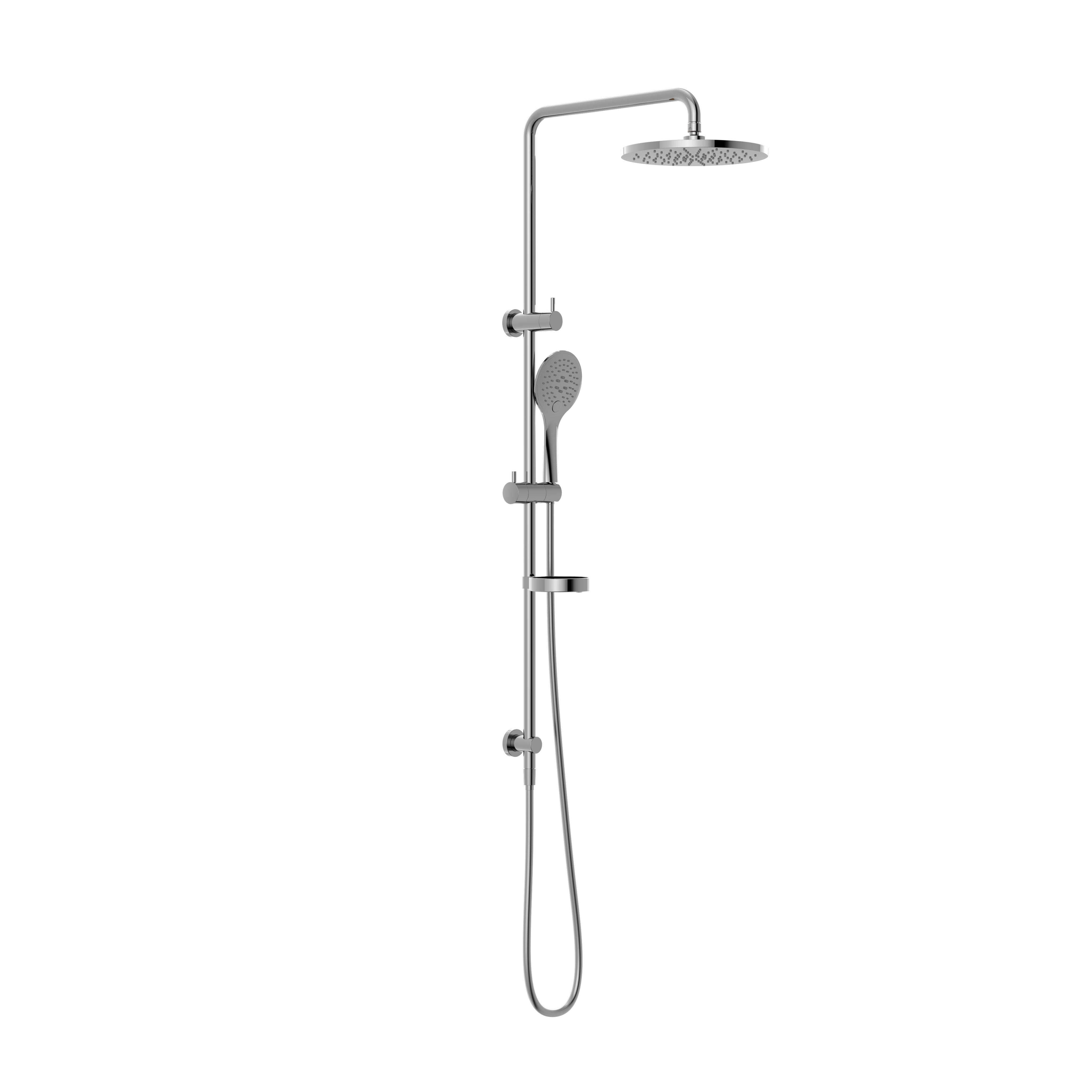 Nero Project Twin Shower Set Chrome – Buildmat