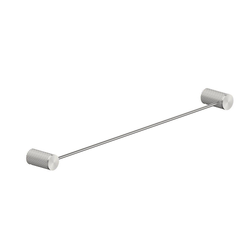 Nero Opal Single Towel Rail 600mm Brushed Nickel – Buildmat