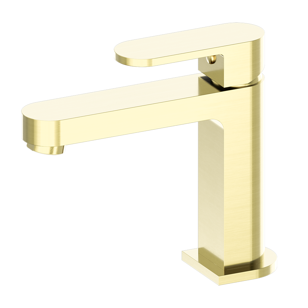 Nero Ecco Basin Mixer Brushed Gold – Buildmat