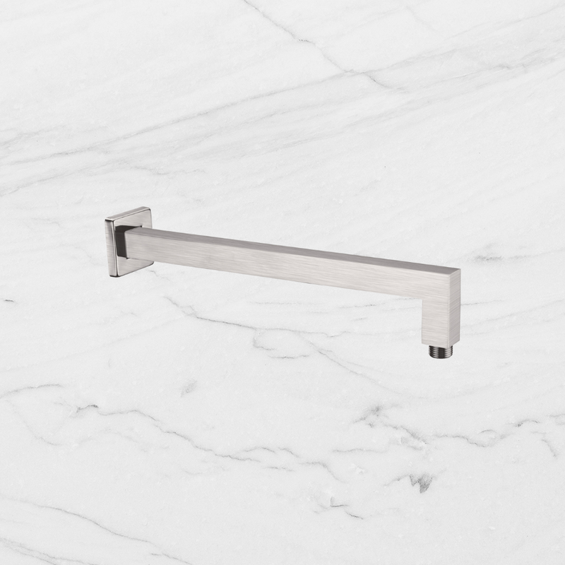Nero Square Shower Arm Brushed Nickel – Buildmat