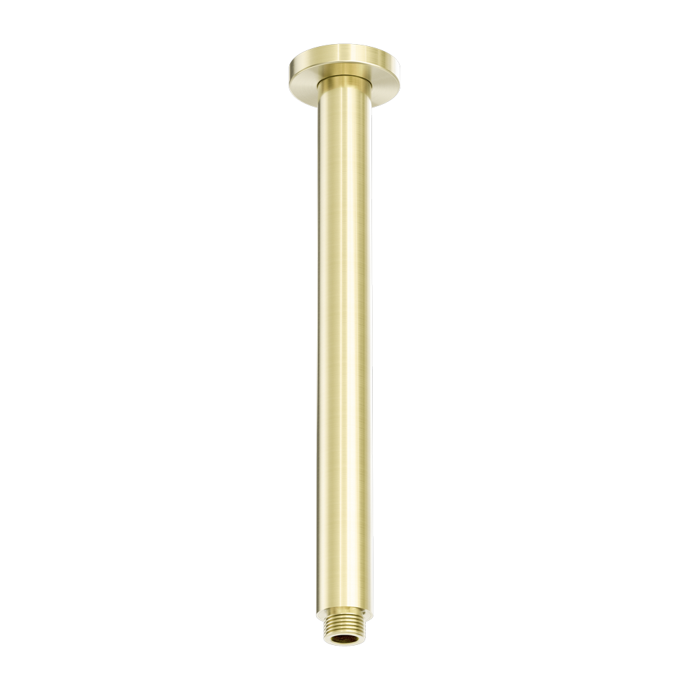 Nero Zen Round Ceiling Arm 300mm Length Brushed Gold – Buildmat