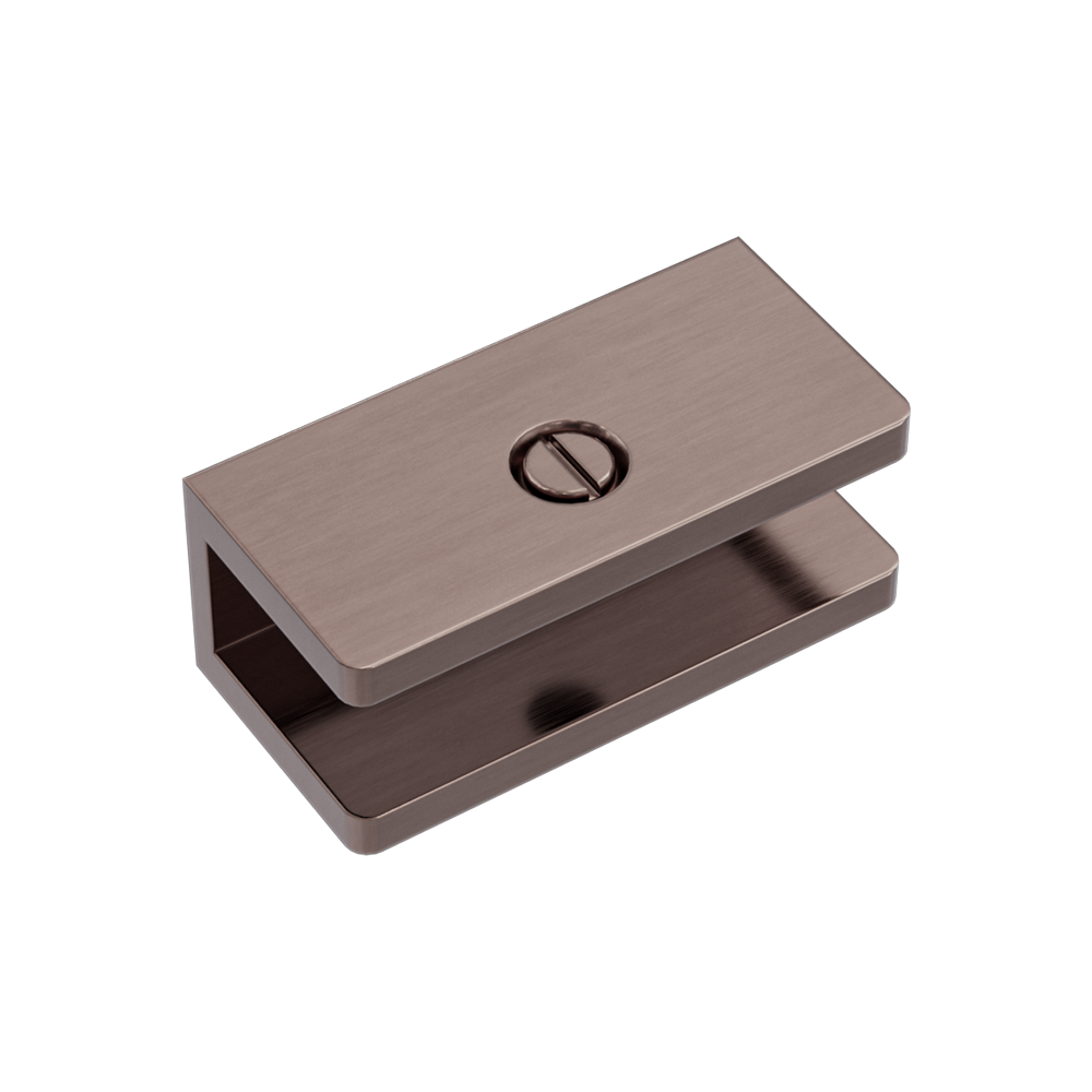 Nero Shower U Bracket 10mm Glass Brushed Bronze – Buildmat