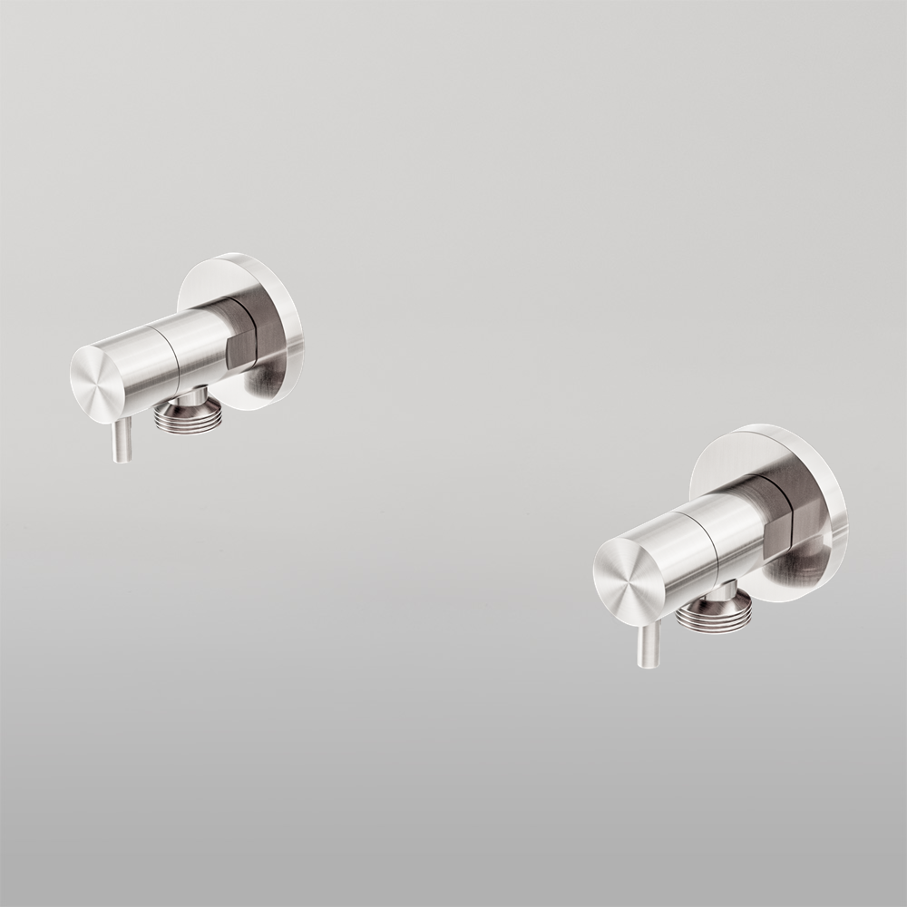 Nero Washing Machine Tap Set Brushed Nickel – Buildmat