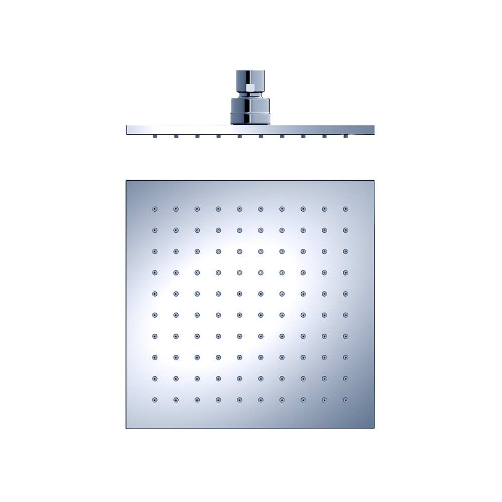 Nero 200mm Square Shower Head Chrome – Buildmat
