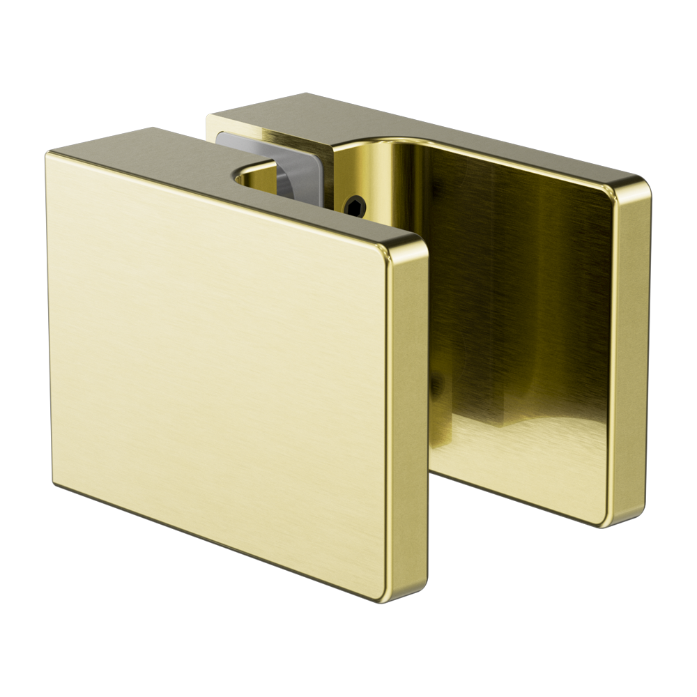 Nero Square Shower Knob Handle Brushed Gold – Buildmat