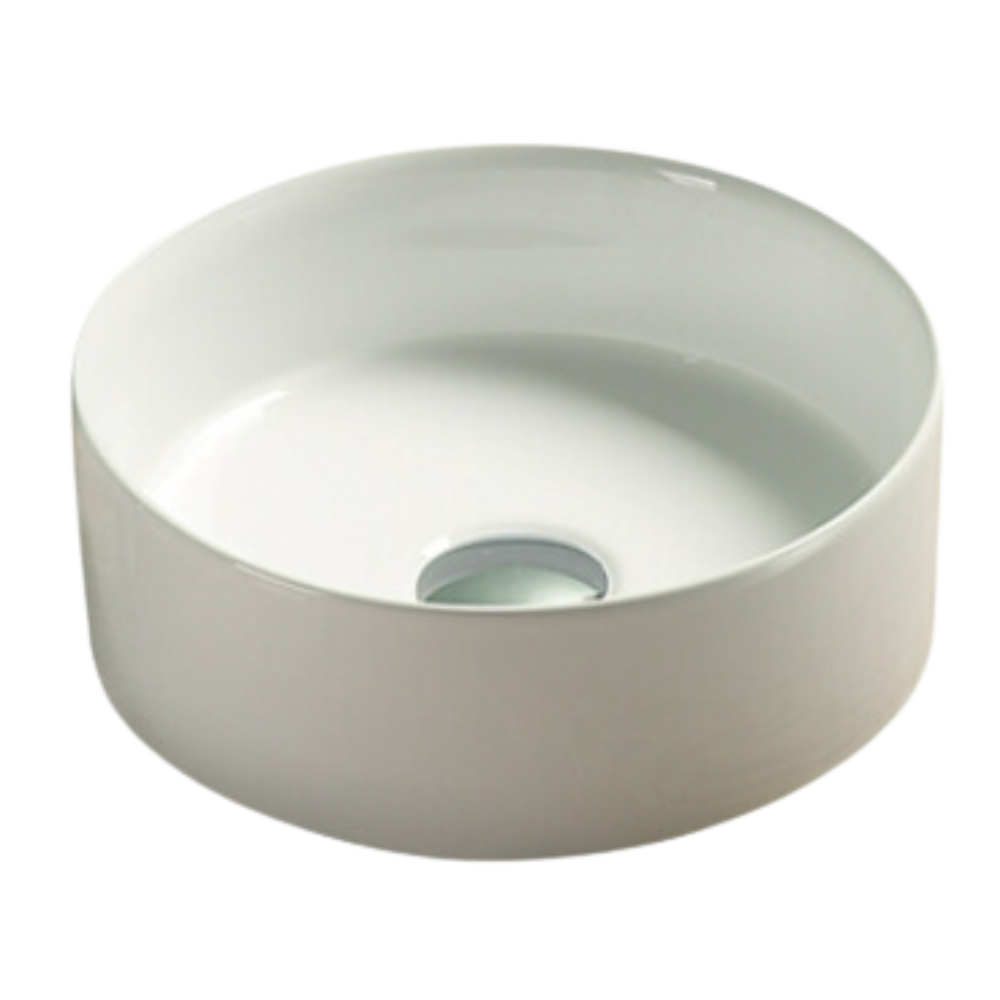 Keva Nelly Matte White Circle Mini Basin – Buildmat