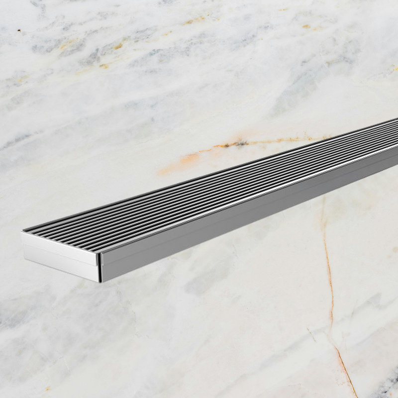 Phoenix Flat Channel Drain HG 75 x 600mm Outlet 45mm Stainless Steel ...