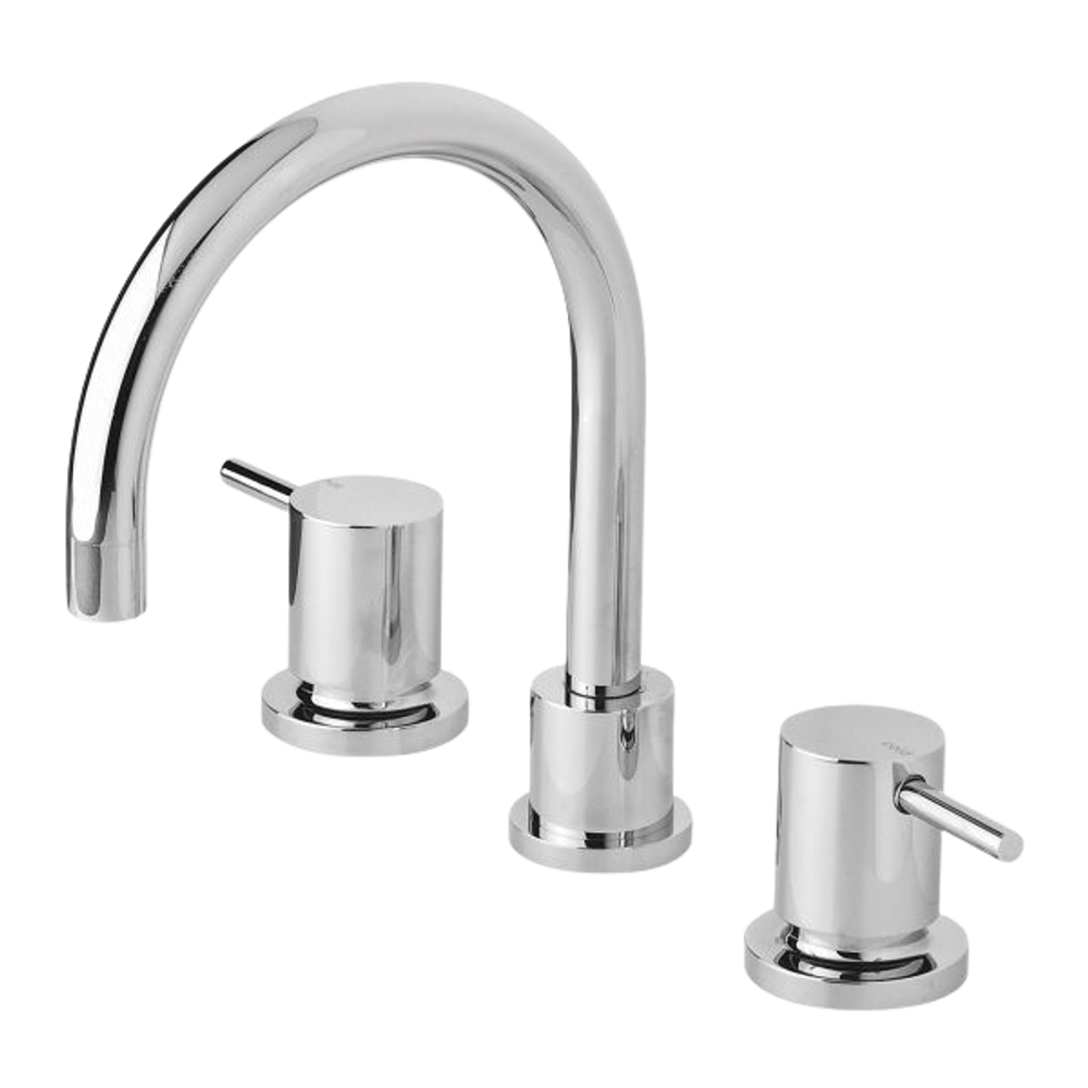 Phoenix Vivid Pin Lever Basin Set Swivel Gooseneck Outlet Chrome Lead ...