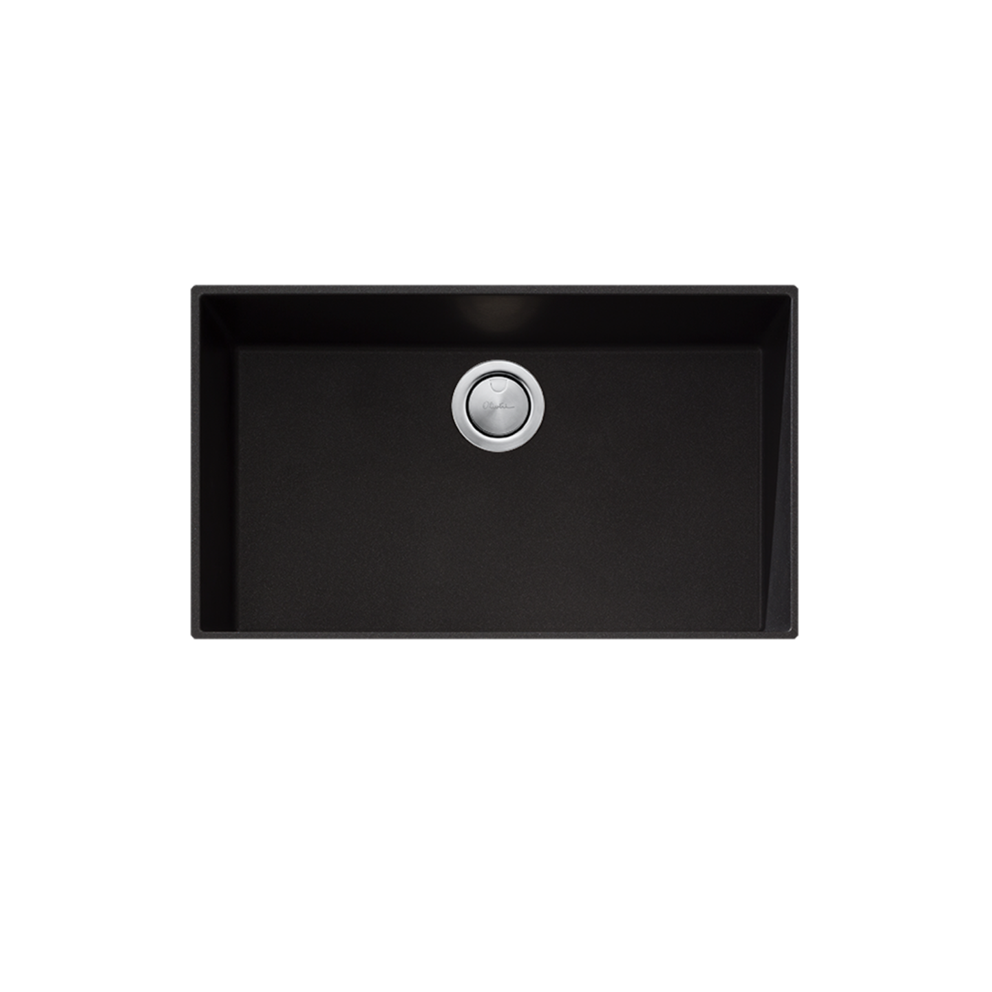 Oliveri Santorini Mega Bowl Undermount Sink Black – Buildmat