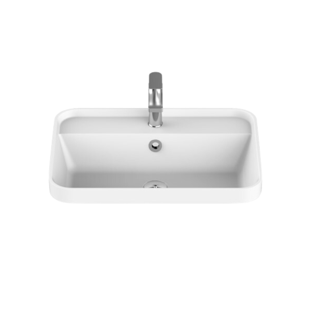 ADP Miya Semi Inset 550 Basin Gloss White – Buildmat