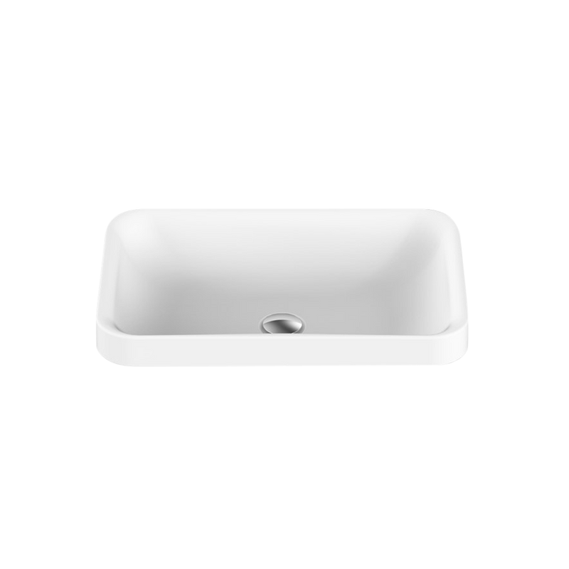 ADP Pride Matte White Semi-Inset Basin – Buildmat
