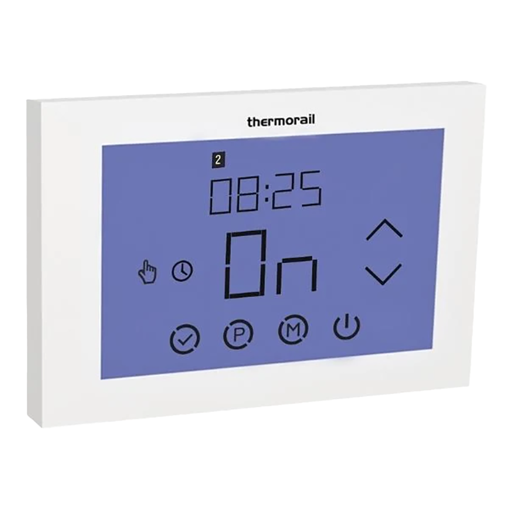 Thermogroup Landscape Touch Screen 7 Day Timer White – Buildmat