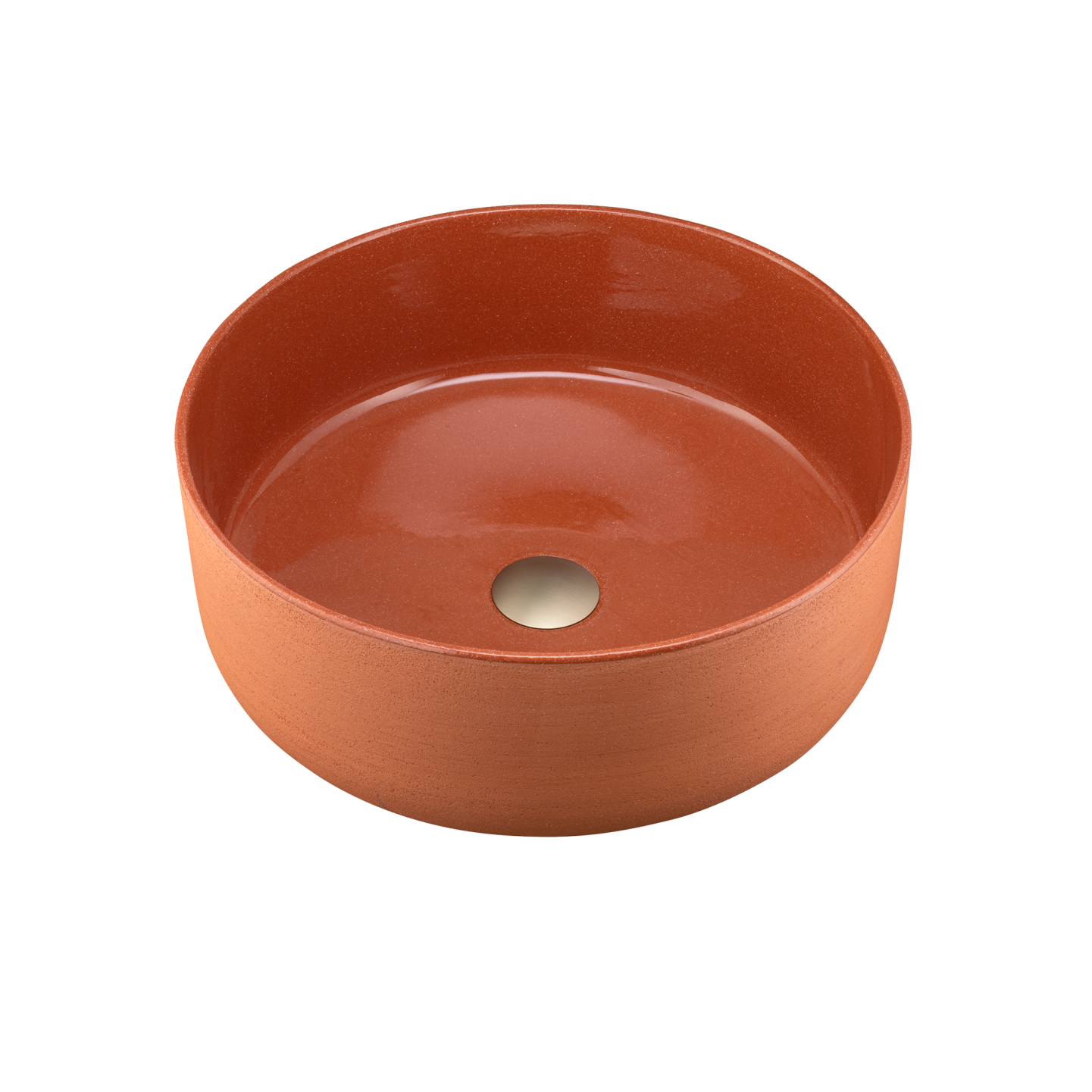 Oliveri Terzofoco Circular Counter Top Basin Red Clay – Buildmat
