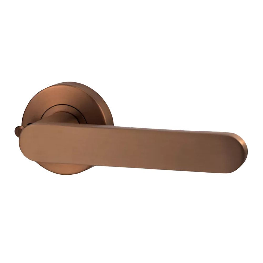 Lockwood Vivid Lever V3 Privacy Set with Latch Satin Bronze – Buildmat