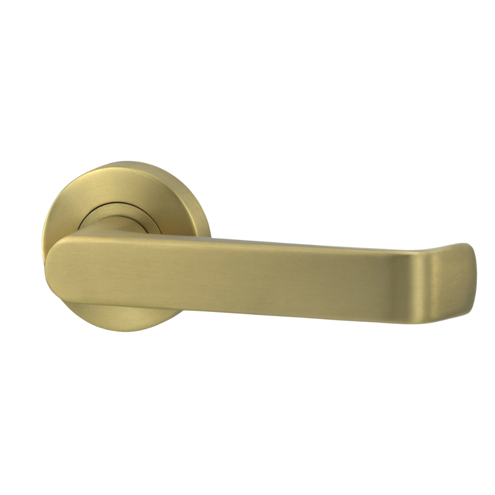 Lockwood Vivid Lever V1 Dummy Half Set Satin Brass – Buildmat