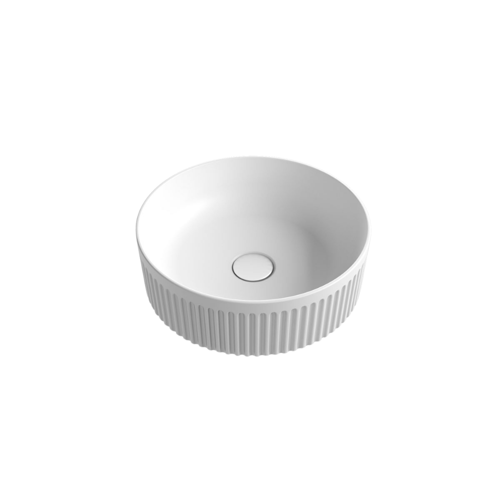 Aulic Lilac Above Counter Basin Matte White – Buildmat