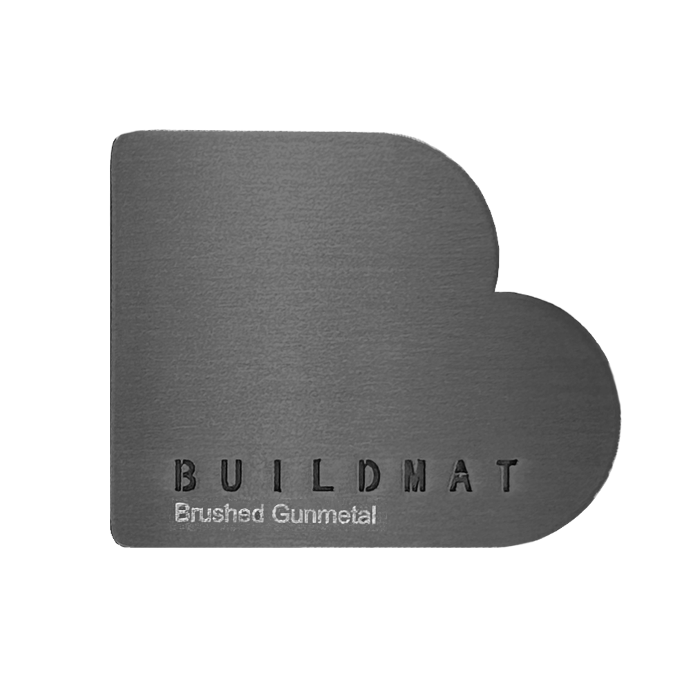 Buildmat Tapware Colour Sample Brushed Gunmetal