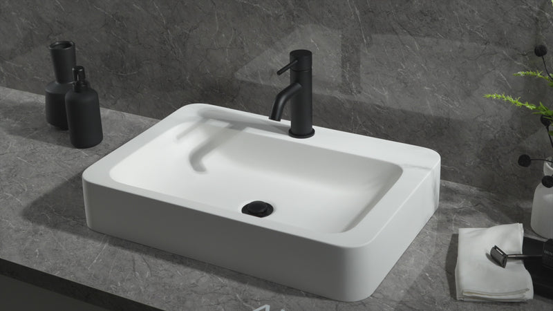 Mira Matte Black Short Basin Mixer – Buildmat