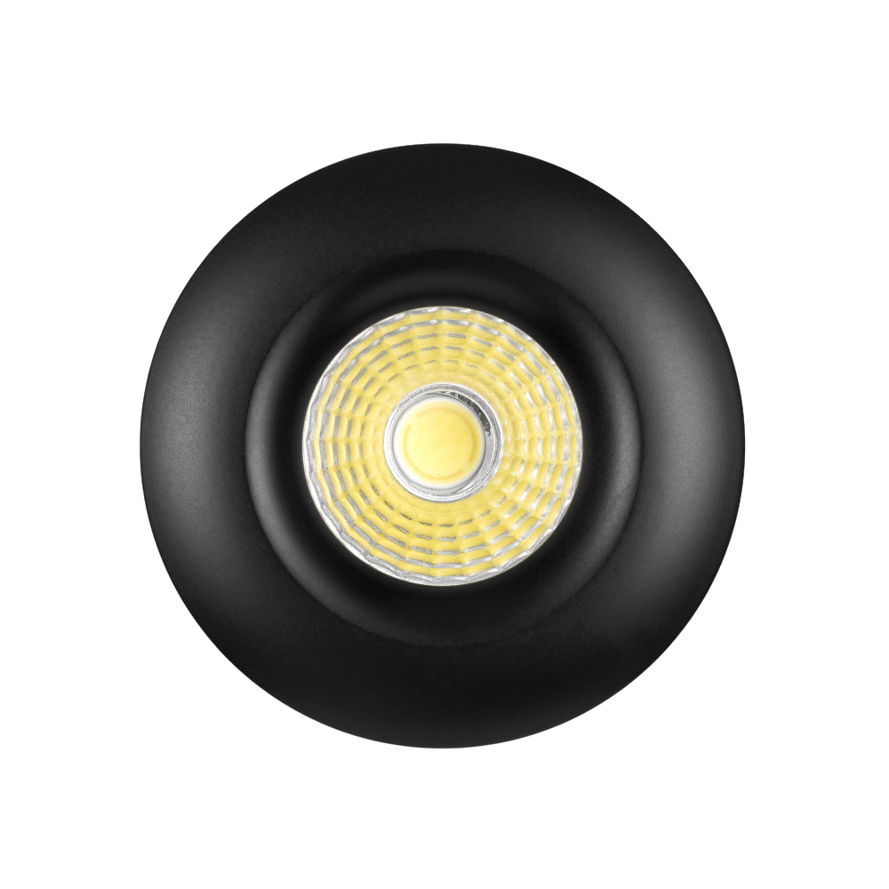 Telbix Duro Round Stair Down Light Black 3000K – Buildmat