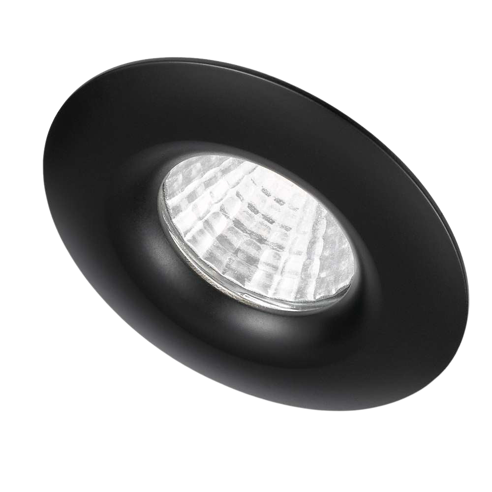 Telbix Duro Round Stair Down Light Black 5000K – Buildmat