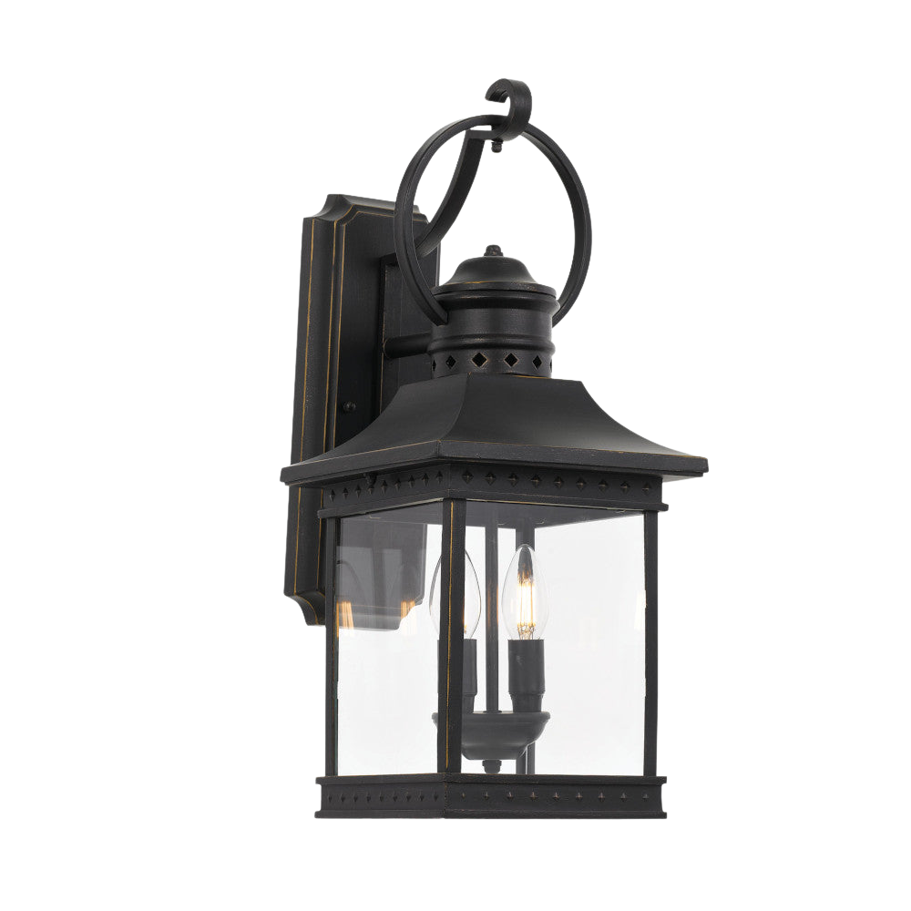 Telbix Fergus Exterior Wall Light Black – Buildmat