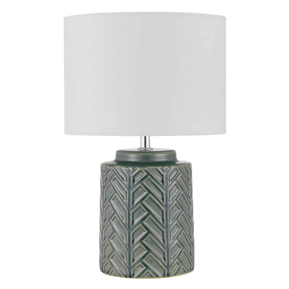 Telbix Obo Ceramic Table Lamp Green – Buildmat