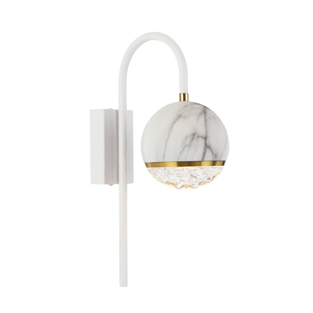 Telbix Oneta Arm Wall Light White – Buildmat