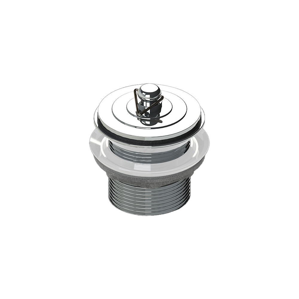 Art Australia Chrome 40mm Brass Deluxe Bath Plug No Overflow – Buildmat