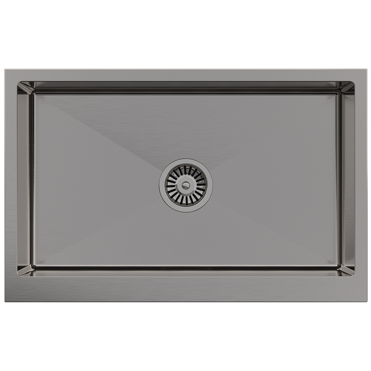 Boden Belfast Brushed Gunmetal Farmhouse Sink – Buildmat