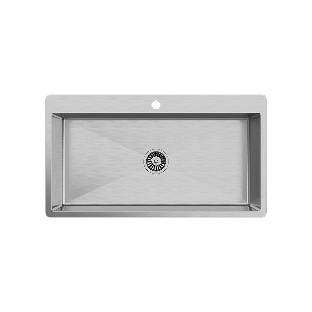 Alma Mila 900x500 XXLarge Single Bowl Tap Landing Sink – Buildmat