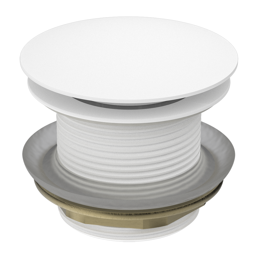 Nero 40mm Bath Waste Matte White – Buildmat