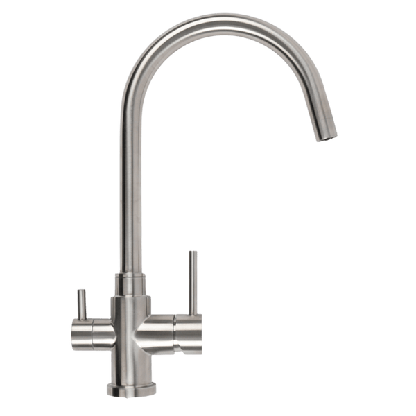 Alma Fleta Brushed Stainless Steel 3 Way Filter Water Tap Buildmat